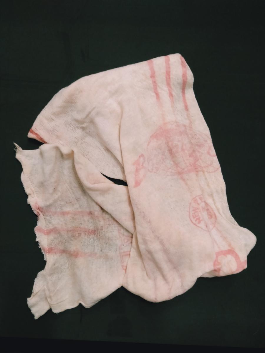 Meat bag - Aratoi, Wairarapa Museum of Art and History